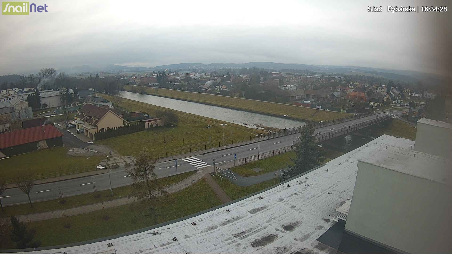 Panoráma.sk - Sliač, most cez Hron, Rybárska ulica